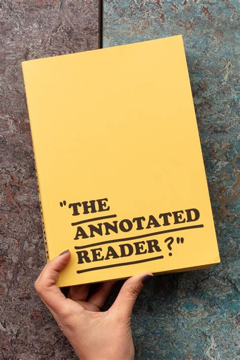 The Annotated Reader — Ryan Gander And Jonathan P Watts Dent De Leone