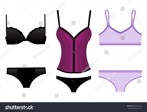 Woman Underwear Stock Vector Illustration 105463103 Shutterstock
