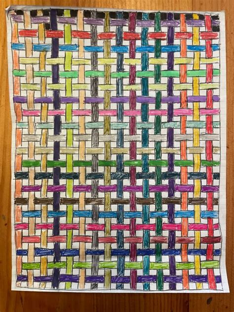Weave Graph Paper Design