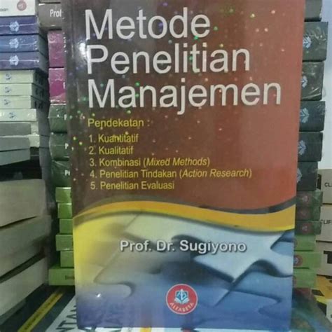 Jual Buku Metode Penelitian Manajemen Origional By Sugiyono Shopee