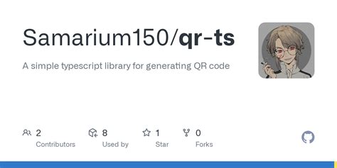 Github Samarium150qr Ts A Simple Typescript Library For Generating Qr Code