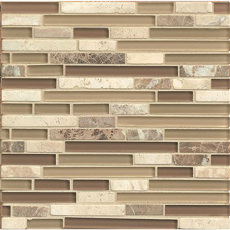 Eclipse Wall Mosaic In Espresso Bedrosians Tile And Stone