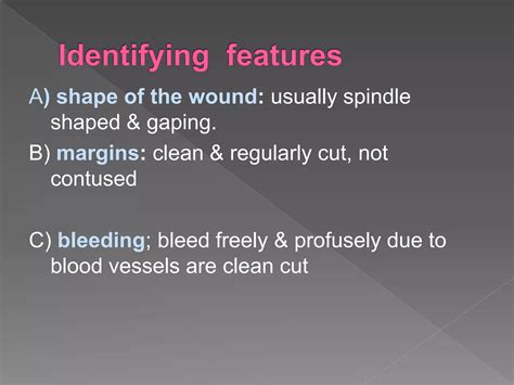 Incised Wounds By Drm Balaji Singh Acsmch Chennai 2020 Pptx