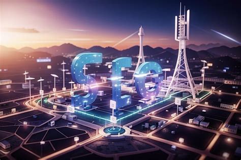 Premium Photo 5g Communication Technology Of Internet Network