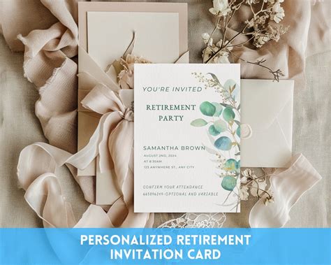 Custom Retirement Card Retirement Printable Teacher Retirement