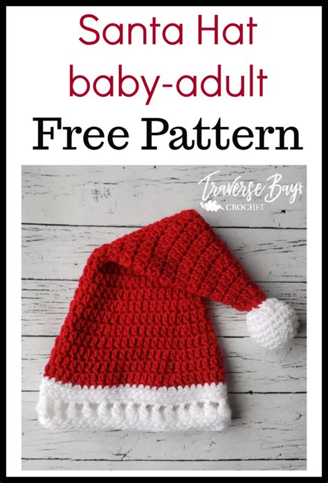 Crochet Santa Hat Free Pattern Artofit