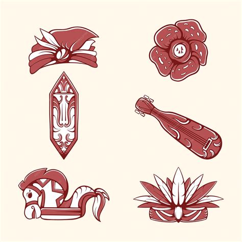 Premium Vector Nusantara Culture Art Vector Asset