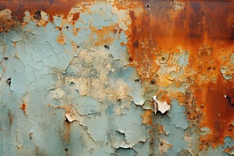 Premium Ai Image A Rusty Old Rusty Wall With Rust On It