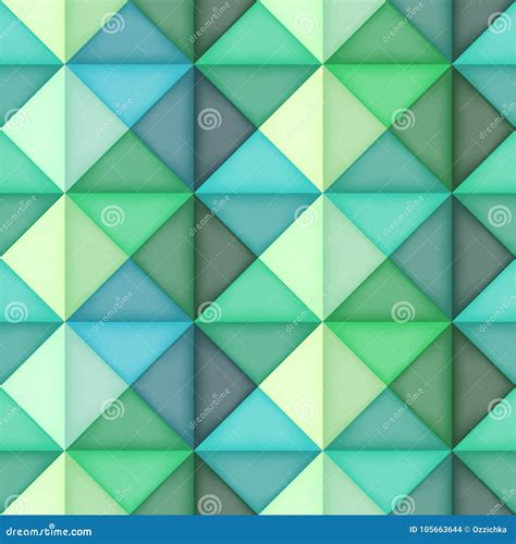 Vector Seamless Pattern Repeatable Design With Geometric Stock Vector
