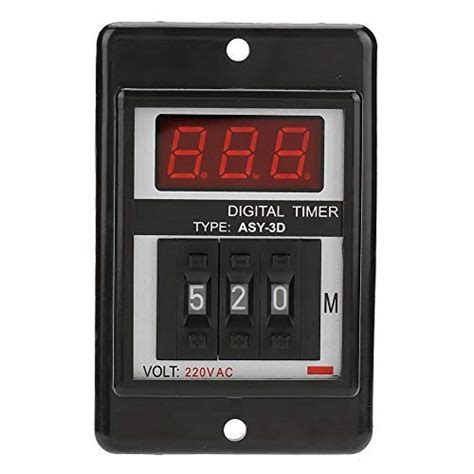 Digital Timer Relay Board ，ac 220v Led Delay On Timer Relay 0 199 Minutes 8 Pins Asy 3d Bigamart
