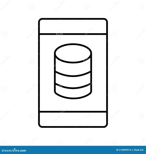 App Database Vector Icon Which Can Easily Modify Or Edit Stock Vector Illustration Of Editnn