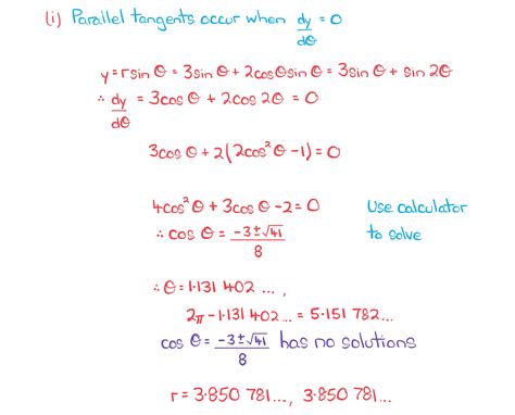calculus with polar coordinates edexcel a level further maths