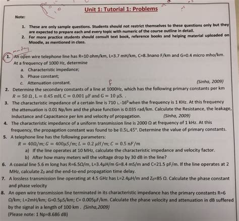 solved unit 1 tutorial 1 problems note 1 these are only