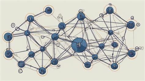 Diagram Of A Mesh Network With Nodes And Connections Stock Illustration Illustration Of Link