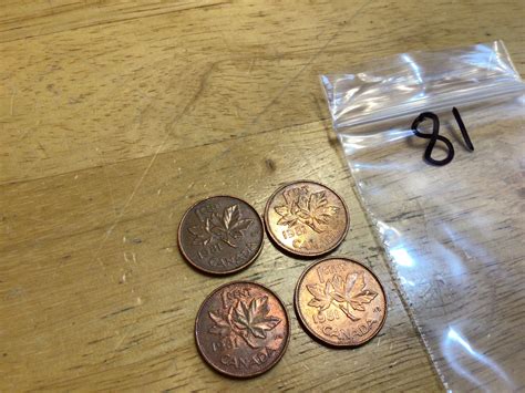 1981 Canadian One Cent Circulated Good Folder Filler See Pictures