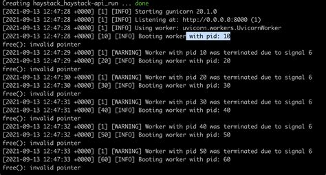 Haystack REST API Not Starting Issue Deepset Ai Haystack GitHub