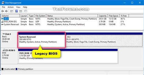Check If Windows 10 Is Using Uefi Or Legacy Bios Tutorials