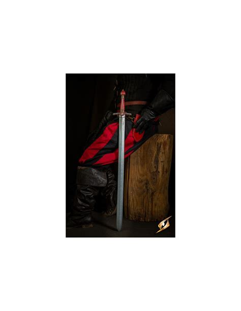 Medieval Latex Sword Dualist Model Red Hilt Larp ⚔️ Medieval Shop