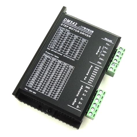 20 50VDC 256 Subdivision CNC Micro Stepping Name23 DM542 Stepper Motor Driver 2phase 4 2A DM542
