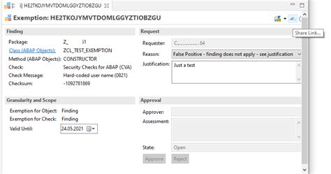 Sap Abap Central How To Create And Approve Atc Exemptions In Sap Btp