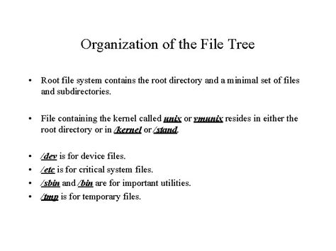 Unix File System By Vishal Desai Introduction Basic