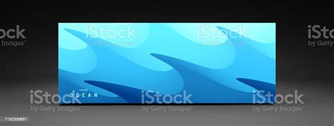 물 표면 파란색 추상적인 배경입니다 벡터 일러스트 레이 션 디자인에 대 한 0명에 대한 스톡 벡터 아트 및 기타 이미지 0명 3차원 형태 그라데이션 Istock