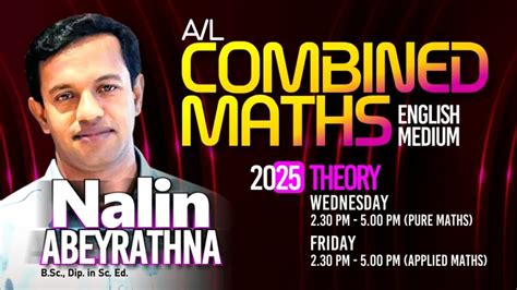 Combined Maths Classes Farade Education