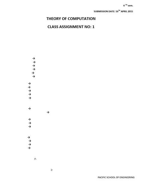 Class Assignment No2 Toc Pdf Computational Complexity Theory