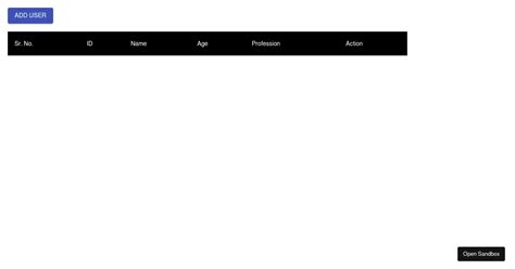 Crud Codesandbox