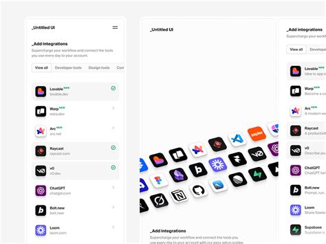 Add Integrations — Untitled Ui By Jordan Hughes® On Dribbble