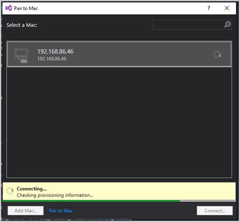 Bug When Connecting To Mac The Process Gets Stuck In A Loop