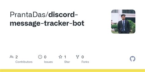Github Prantadasdiscord Message Tracker Bot