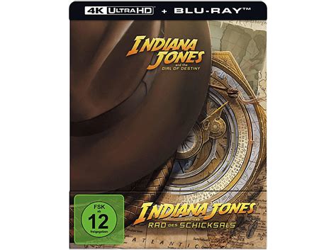Indiana Jones Und Das Rad Des Schicksals Steelbook 4K Ultra HD Blu Ray