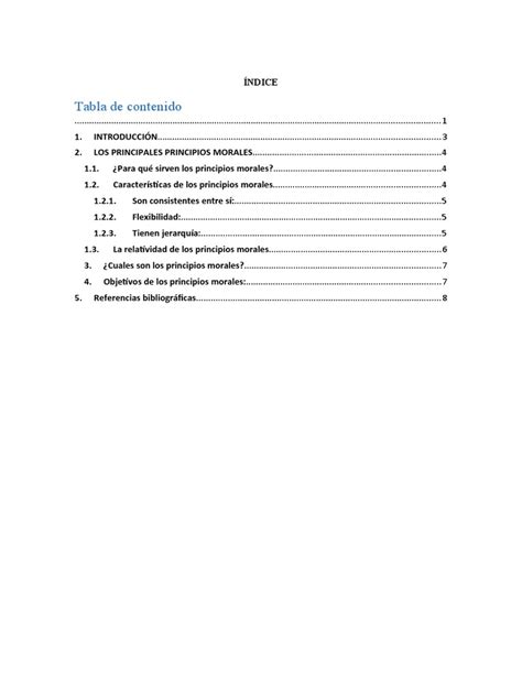 Principales Principios Morales Pdf Moralidad