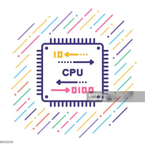 Cpu Line Icon High Res Vector Graphic Getty Images Cpu Line Icon High Res Vector Graphic Getty Images