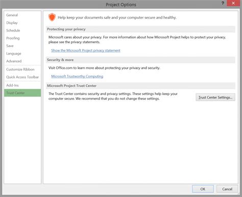 Default Project Options In Microsoft Project 2013 Epma Insights