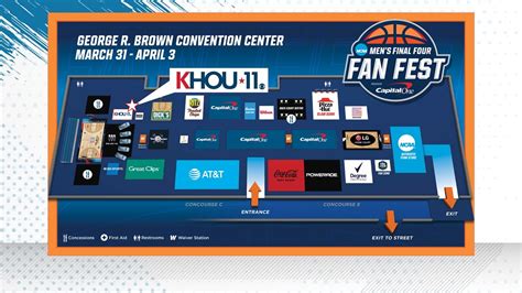 Houston Final Four Fanfest Fan Experience At Grb