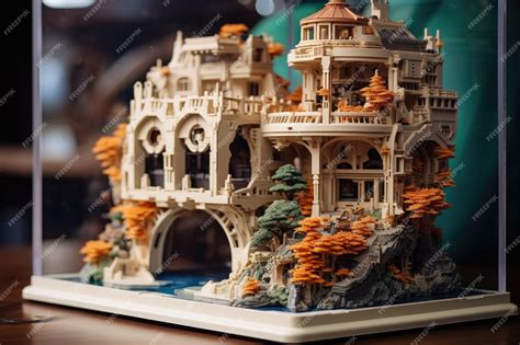 Premium Ai Image Miniature Model Of A House On Display In Barcelona