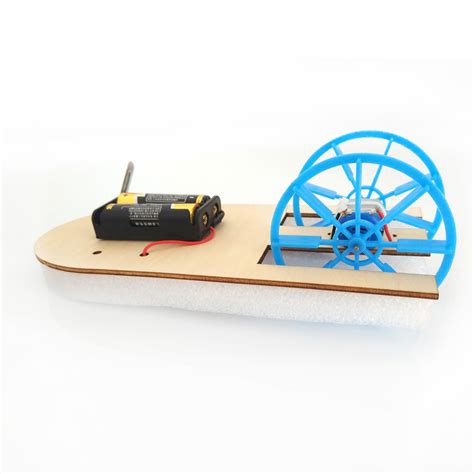 Zenghuiiii Diy Electronic Assembly Boat Model Toy Scientific Experiment