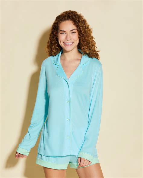 Cosabella Bella Long Sleeve Top And Boxer Pajama Set Sale