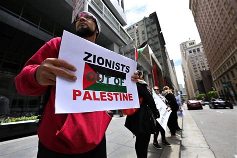 Pro Palestine Activists In San Francisco Rally In Support Of Palestine