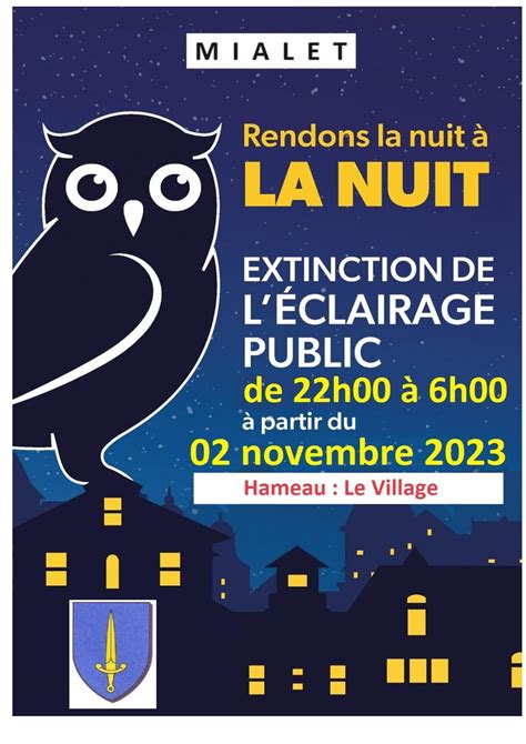 Extinction De Léclairage Publique Mairie De Mialet