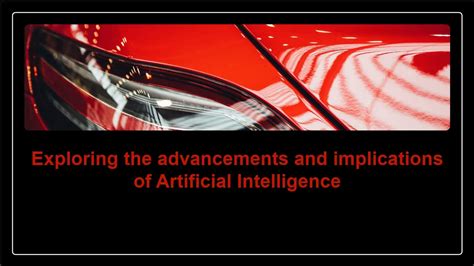 기술 슬라이드 템플릿 블랙 앤 레드 테마 템플릿 Autoppt