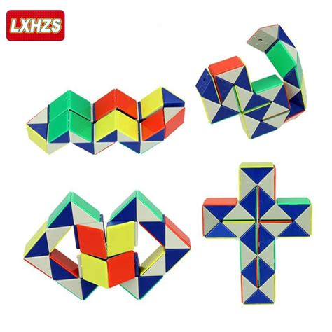 Blocks Snake Magic Cube Twist Jigsaw Puzzle Speed Magic Ruler D