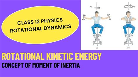 Class 12 Physics Expression For Rotational Kinetic Energy Concept Of
