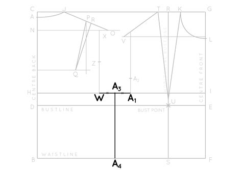 How To Draft A Bodice Block In The Folds