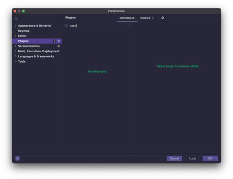 Bazel Plugin Not Found In Marketplace When Update To Version Issue Bazelbuild