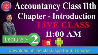 Account Class 11 Introduction Basic Concept Lecture 1 Doovi