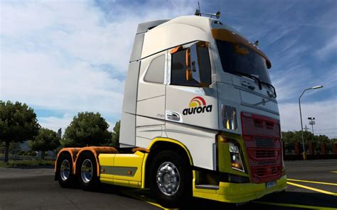 SKIN VOLVO FH 2012 AURORA 1 0 1 45 ETS2 Mods
