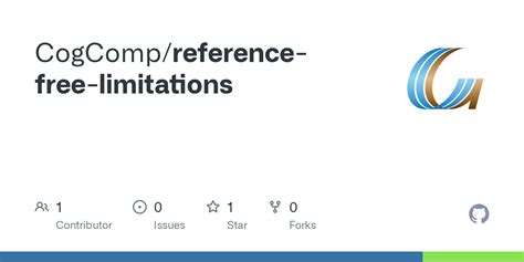 GitHub CogComp Reference Free Limitations